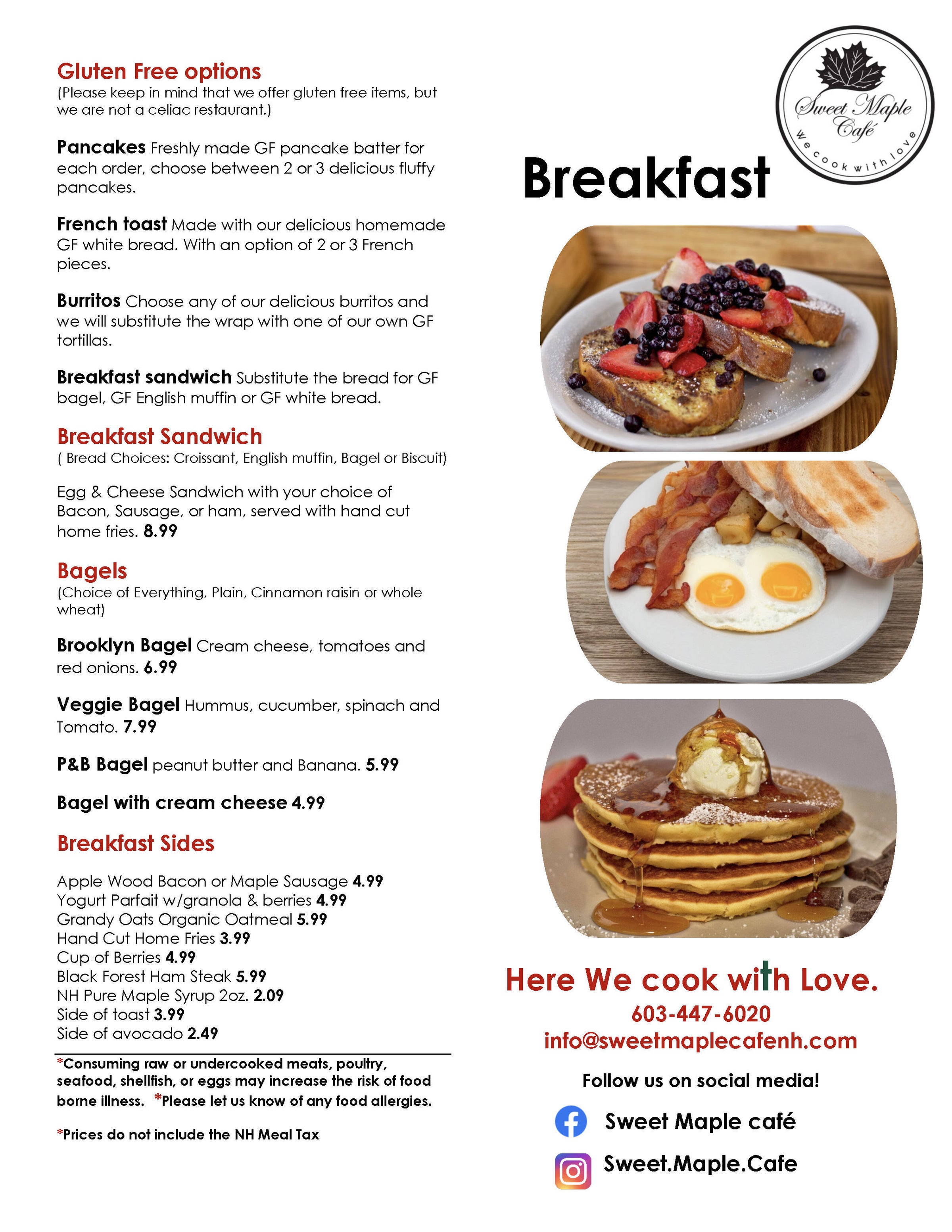 Breakfast, Coffee, Pastries | Sweet Maple Café
